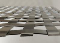 China Fireproof 12m X 4m Architectural Woven Mesh Aluminum Flat Metal Panels for sale