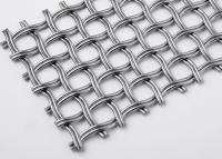 China Circular Mesh Shape Helical Stainless Steel Crimped Wire Mesh For Partitions for sale