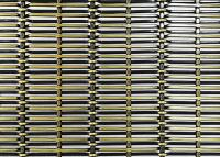 China Antique Brass Plain Decorative Woven Metal Mesh For Stainless Steel Screen for sale