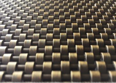 China 4mm Architectural Metal Mesh Stainless Steel Bronze Color For Ceilings Fabric for sale