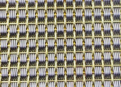 China Stainless And Copper Wire Steel Mesh Architecture Rigid Decorative For Dividers for sale