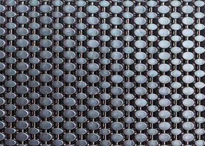 China Black Color Plating Stainless Steel Architectural Mesh Woven Wire For Facade Cladding for sale