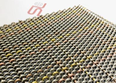 China Crimped Architectural Metal Mesh Stainless Steel For Wall Coverings for sale