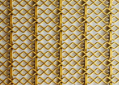 China 4.5mm Facade Decorative Woven Wire Mesh 4.0m X 2.0m for sale