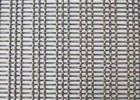 China Bronzed Color 3.6mm Stainless Steel Crimped Wire Mesh Decorative Woven for sale