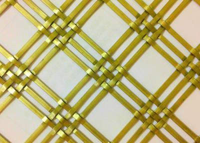 China Flat Paint Decorative Woven Wire Mesh Stainless Steel 3.0m X 1.5m for sale