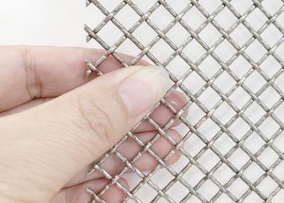China Stainless Steel Woven Lock Crimp Wire Mesh Decorative Grilles Corrosion Resistance for sale
