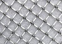 China Metal Decoration Ss302 Lock Crimp Wire Mesh Alkali Resistance For Ceiling And Gate for sale