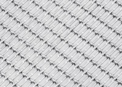 China Interstitial Lock Crimp Wire Mesh Metal Woven 304l Stainless Steel For Room Divider for sale