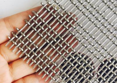 China Interior Woven Ss 316 Metal Steel Crimped Wire Mesh Decoration Building Facade for sale
