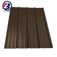 China Full Hardness Prepainted Color Coated Galvanized Corrugated Roofing Steel Sheet in Customized Ral Color for sale