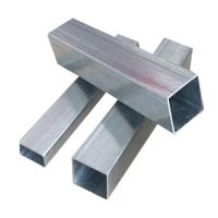 China High strength Galvanized square steel pipe rectangle steel tube with non-oiled option and corrosion resistance for sale