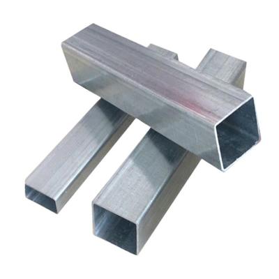 China High strength Galvanized square steel pipe rectangle steel tube with non-oiled option and corrosion resistance for sale