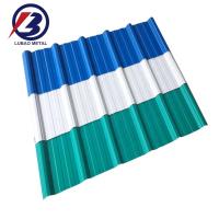 China 665-1100mm Galvanized Zinc Roofing Sheets Color Coated PPGI Corrugated Roof Sheet GB Standard Product for sale