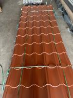 China Decoiling Service Colored Galvanized Corrugated Steel Roofing Sheet for Special Construction for sale