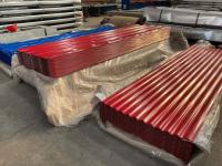 China 0.12mm 0.3mm 0.5mm PPGI Ral Color Coated Prepainted Galvanized Corrugated Roof Sheet with Regular Spangle Full Hard for sale