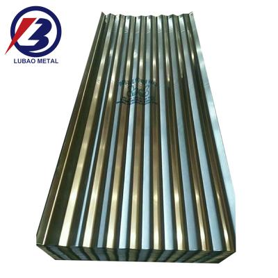 China Metal Building Materials Long Life Galvanized Corrugated Steel 1.0mm x 960mm G550 Z275 UV Resistant Coating for Roofing for sale