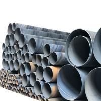 China Cutting Service EN10025 S355 Construction Used Black Spiral Carbon Welded SSAW Steel Pipes with Cold Rolled Processing for sale