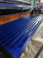 China PPGI Color Coated Roof Panels with Depth of Corrugated From 15mm to 18mm and Unoil Treatment in ASTM Z30 0.1-1.0mm for sale