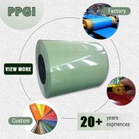 China Z30-Z40 Coating PPGI PPGL RAL6018 RAL6032 Prepainted Galvanized Steel Coil for Your Next Construction Project for sale