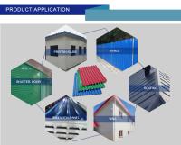 China PPGI galvanized corrugated panel color coated panel pre painted steel tile in RAL color customizable for construction for sale