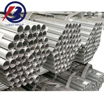 China Decoiling Processing Service Large Inventory Galvanized Steel Tube Pipe DC01 SPCC SGCC AISI ASTM DX51D 6.4M Length for sale