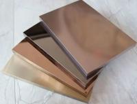 China 301 304 316 Stainless Steel Plate in BA 2B 8K Finish with 0.3-0.6mm Thickness and DIN EN 10088-2 Standard for sale