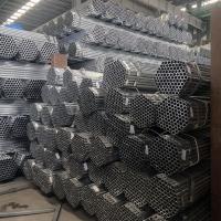 China Pre-galvanized Q235 Q195 St37 MS Welded Steel Pipe Hot Dipped Galvanized Hollow Square Round Pipe for Structural Building for sale