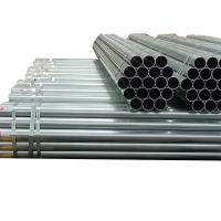 China Long-Lasting Durability 2 Inch OD Round Galvanized Steel Pipes with 0.6mm Zinc Coating and Processing Service Decoiling for sale