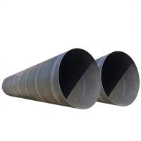 China ERW Technique Large Diameter 159mm 3200mm API 5L Spiral Welded Carbon Steel Pipe with Plastic Pipe Cap End Protector for sale