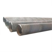 China Plastic Pipe Cap End Protector Hot Rolled Hollow Carbon Pipe 12m Large Diameter SSAW Steel Pipe for Gas for sale