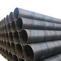 China Plastic Pipe Cap End Protector Hot Rolled Hollow Carbon Pipe 12m Large Diameter SSAW Steel Pipe for Gas for sale