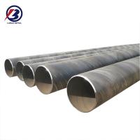 China Plastic Pipe Cap End Protector Hot Rolled Hollow Carbon Pipe 12m Large Diameter SSAW Steel Pipe for Gas for sale
