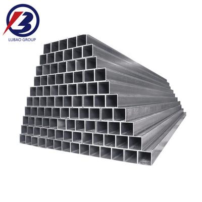 China Tolerance ±1% Welded ERW Galvanized Round Pipe for Greenhouses Black Square 2x2 4 40x80 Mm Scaffolding for sale