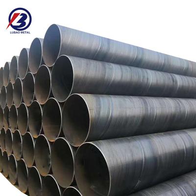 China 12M Length SSAW Welded Steel Pipe for Low Pressure Fluid Transportation in Oil and Gas Industry for sale