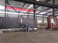 China GM-2025 Automatic Silicone Glue Spreading Production Line for Insulating Glass Sealing 380V 10kW for sale