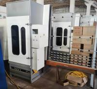 China CE Certified Vertical Glass Sand Blasting Machine 2500mm Height 26 M²/H Output for sale