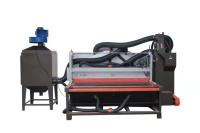 China Automatic Horizontal Glass Sandblasting Machine 1300mm 2600mm Width PCI Certified for sale