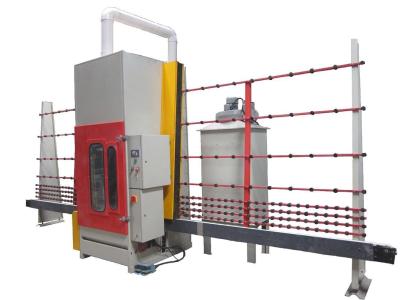 China Automatic Glass Sandblasting Machine 1500mm 2000mm 2500mm PLC Control Vertical Structure for sale
