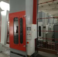 China Full Automatic Glass Sandblasting Machine 1600mm Height 3.5kw for Shower Safety Glass for sale