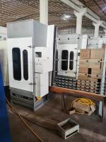 China Industrial Glass Sandblasting Machine 1600mm Height 3.5kw PLC Control for Door Window for sale