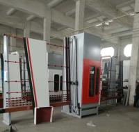 China Vertical Structure Mirror Surface Glass Coating Sandblasting Machine for Business for sale