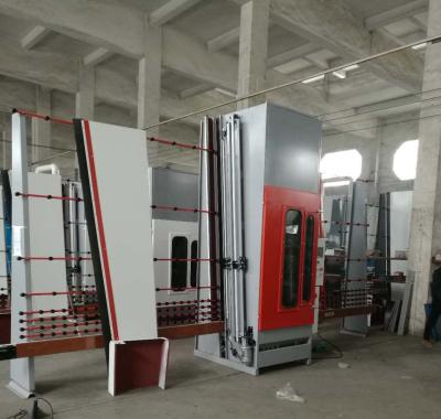 China Vertical Structure Mirror Surface Glass Coating Sandblasting Machine for Business for sale