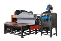China Horizontal Glass Sandblasting Machine PLC Control 1900mm Width 3-24mm Thickness for sale