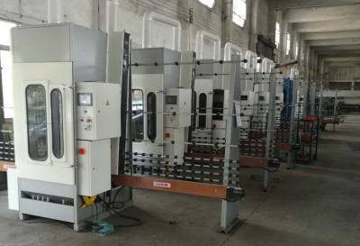 China Automatic Vertical Glass Sandblasting Machine 1600mm 3.5kw PLC Control for sale