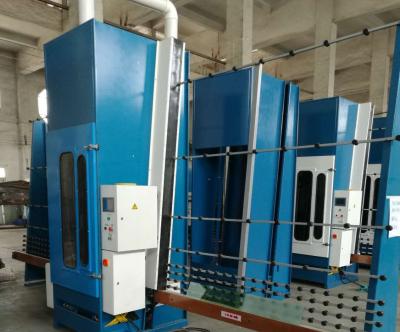 China ISO Certified Automatic Glass Sandblasting Machine for Glass Shower and Wall Processing for sale
