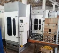 China ISO Certified Automatic Glass Sandblasting Machine for Glass Shower and Wall Processing for sale