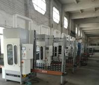 China PLC Control System Vertical Glass Sandblaster Machine for Frosting and Sand Blasting Glass for sale