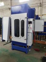 China 3.5kw Vertical Automatic Glass Sandblasting Machine for Tempered Frosted Glass 2500mm Height for sale