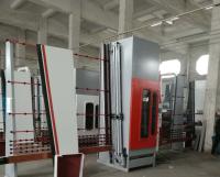 China Vertical Glass Sandblasting Machine 1600mm PLC Control 3.5kw for Mirror Processing for sale